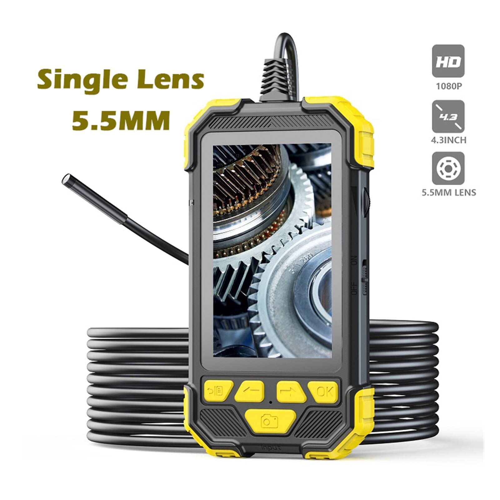 Y19 Endoscope Camera Single & Dual Lens Camera 4.3" IPS Screen HD1080P ...