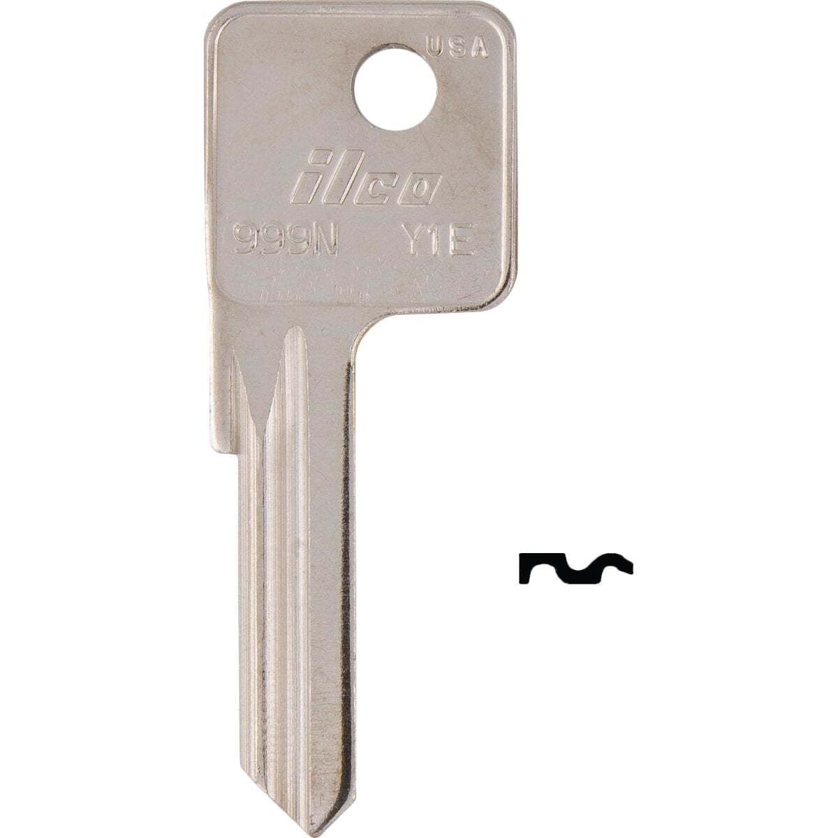 Kaba Ilco AL5291800B Yale Nickel Plated House Key, Y1E/999N - pack of ...
