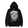 Y2K Aesthetic Cobweb Spider Graphic Hoodie - Unisex Pullover Sweatshirt ...