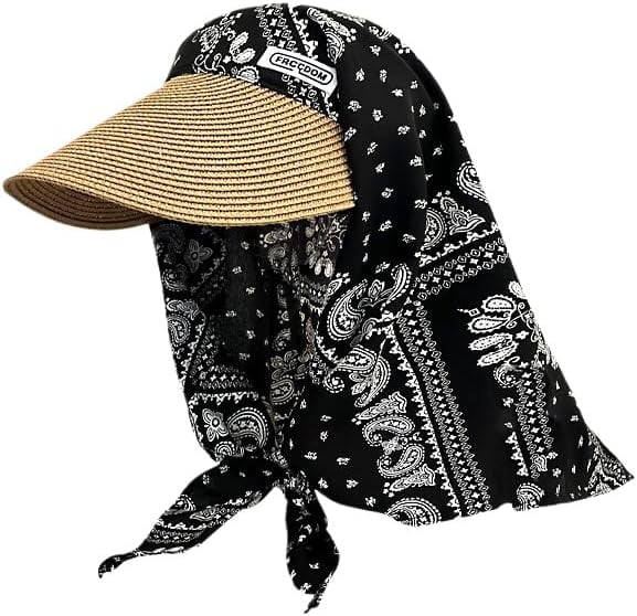Y2K Baddie Baseball Cap with Bandana Head Wrap Retro Streetwear Raves ...