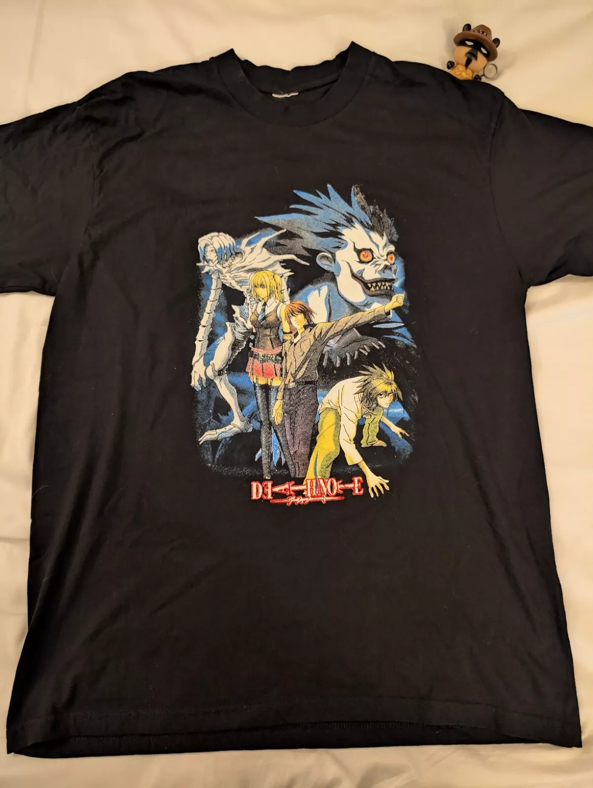 Y2K Death Note Shirt Large Rare Anime Black Light L Misa Ryuk - Walmart.com