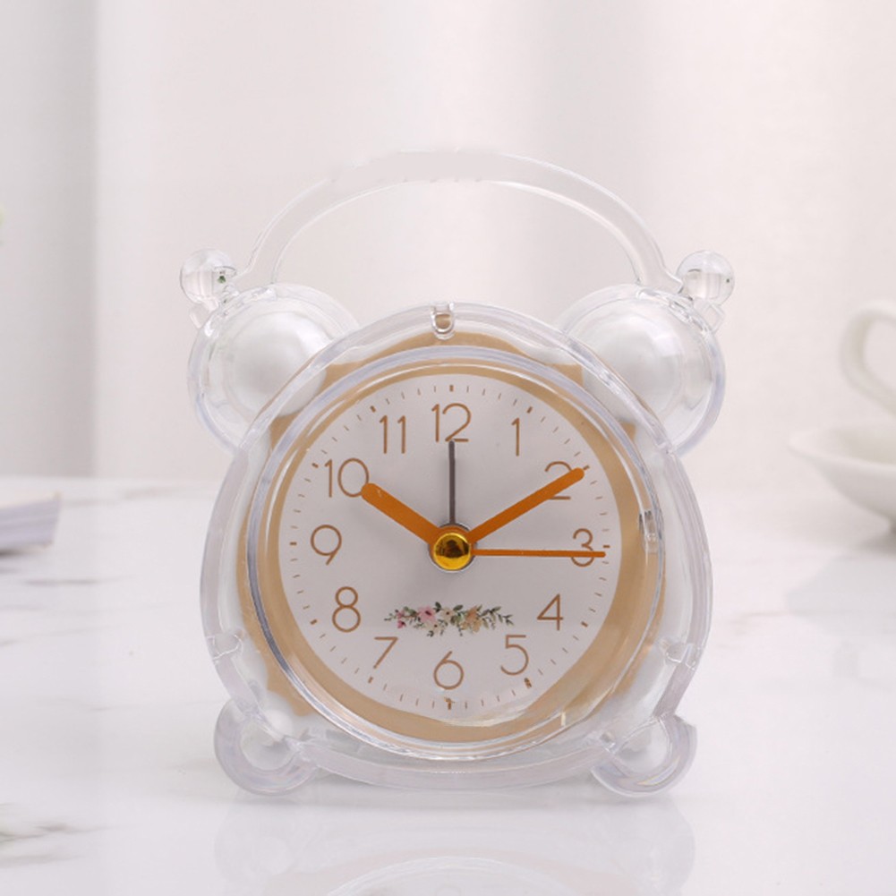 Y2K Girls Silent Clock Cartoon Kawaii Student Bedroom Dormitory Wake Up ...