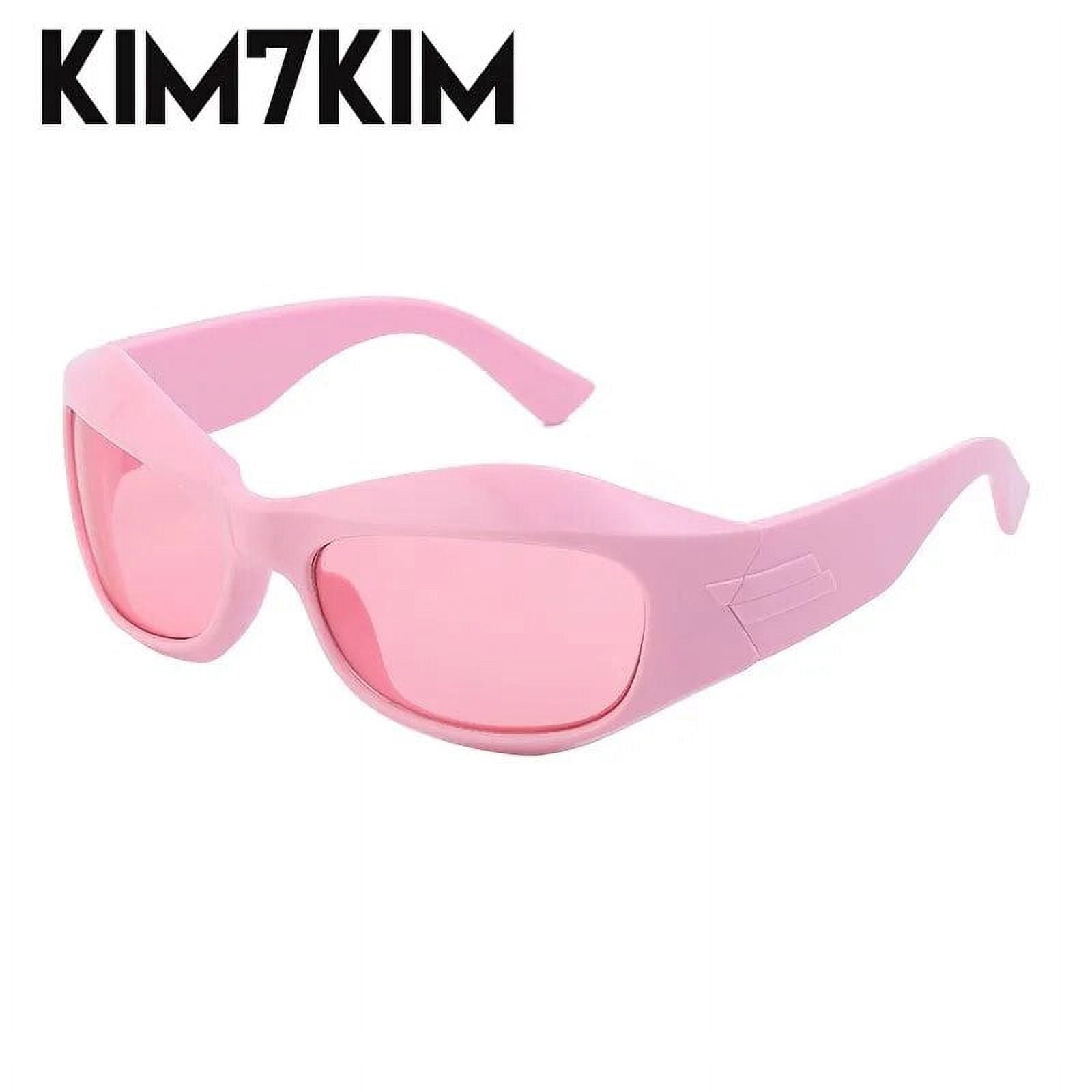 Y2K Sports Cyberpunk Sunglasses Women Men 2000's Wrand Around Sun ...