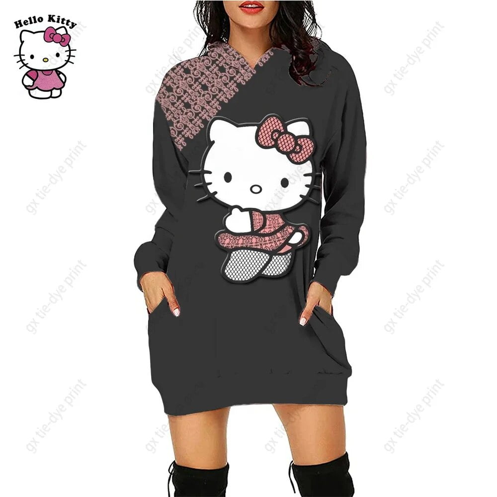 Y2k American Retro Hello Kitty Women‘s Hoodie 2024 Plus Hoodie E-girl ...