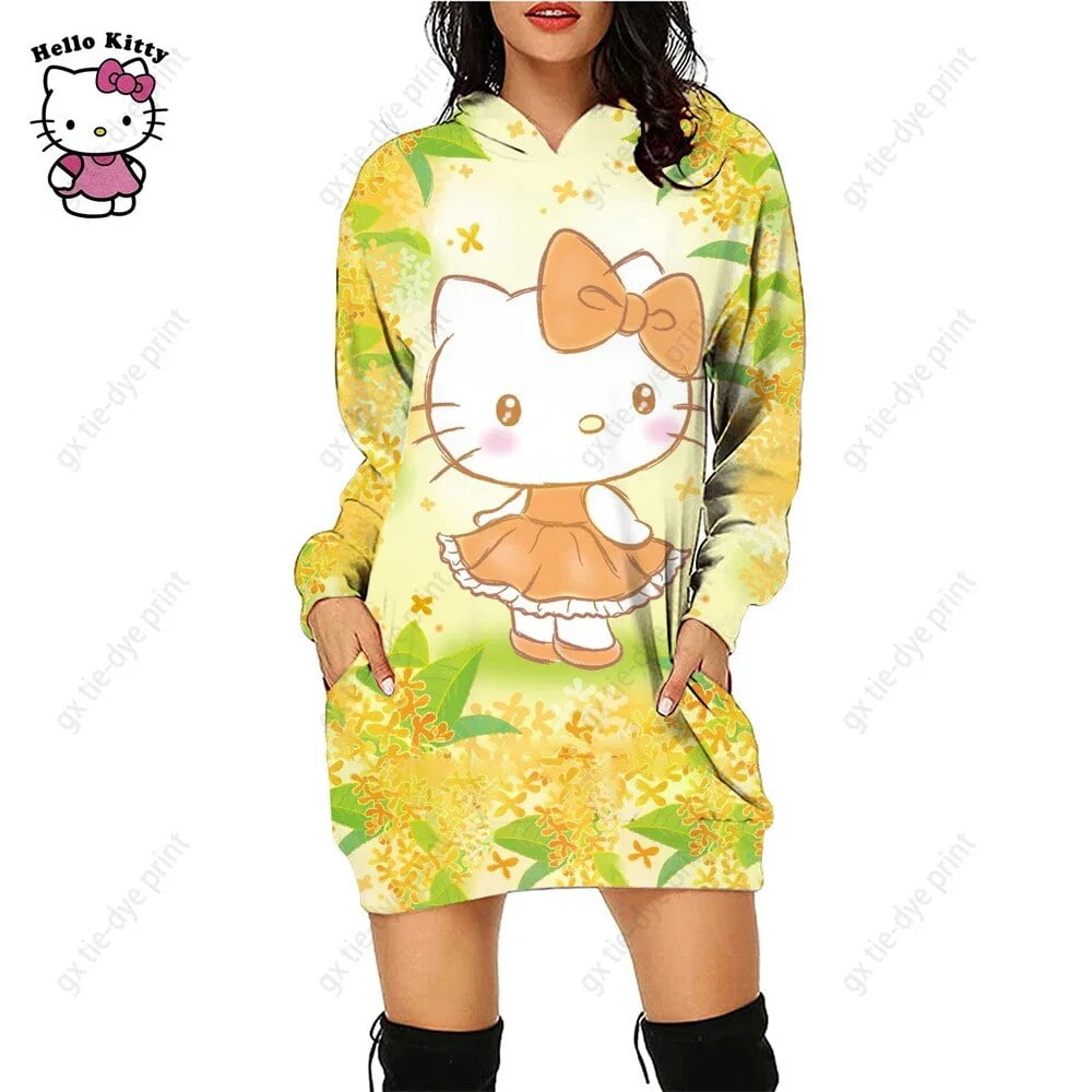 Y2k American Retro Hello Kitty Women‘s Hoodie 2024 Plus Hoodie E-girl ...