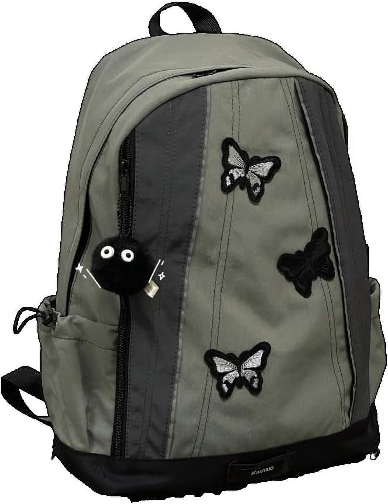 Y2k Backpack Butterfly Goth Purse Accessories Grunge Aesthetic Backpack ...