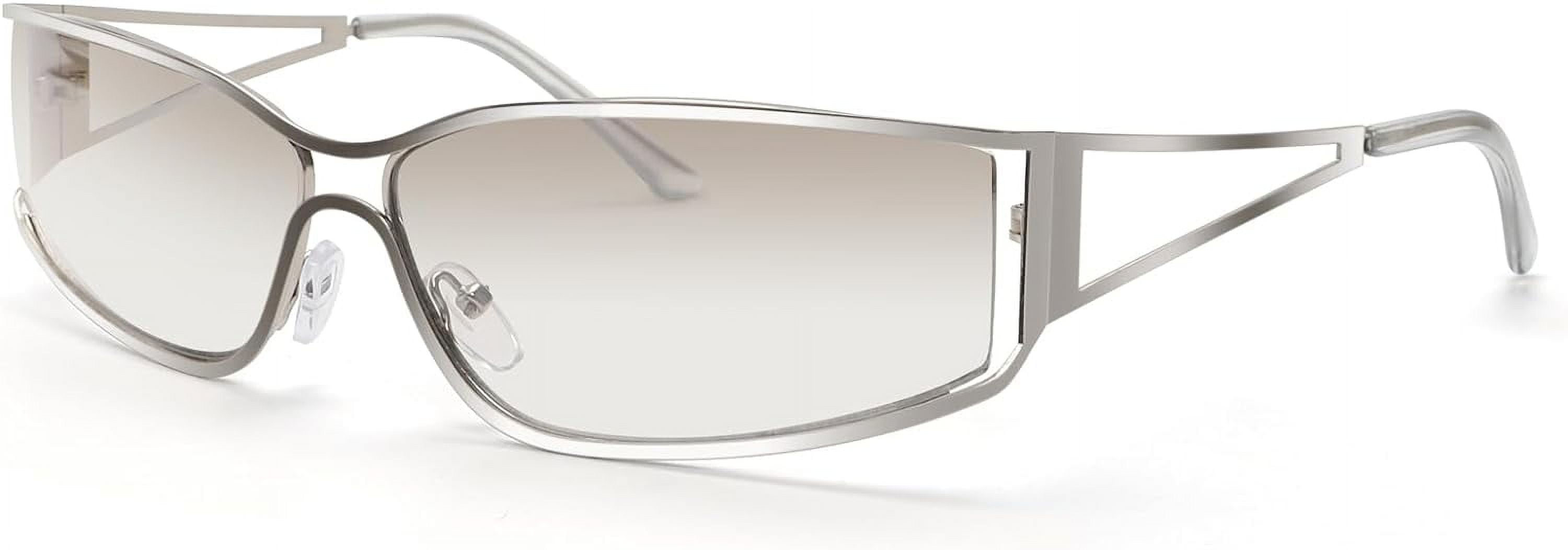 Y2k Sunglasses for Women,Fashion Metal Y2k Glasses,Trendy 2000S ...