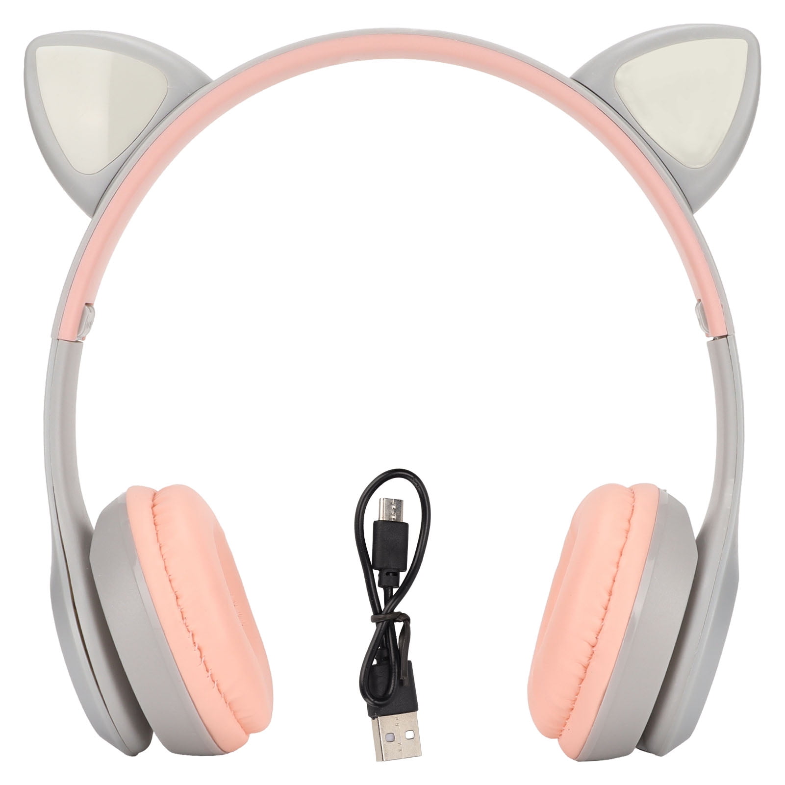 Y47 Bluetooth Cat Ear Headphone Foldable Headset with LED Flashing and ...