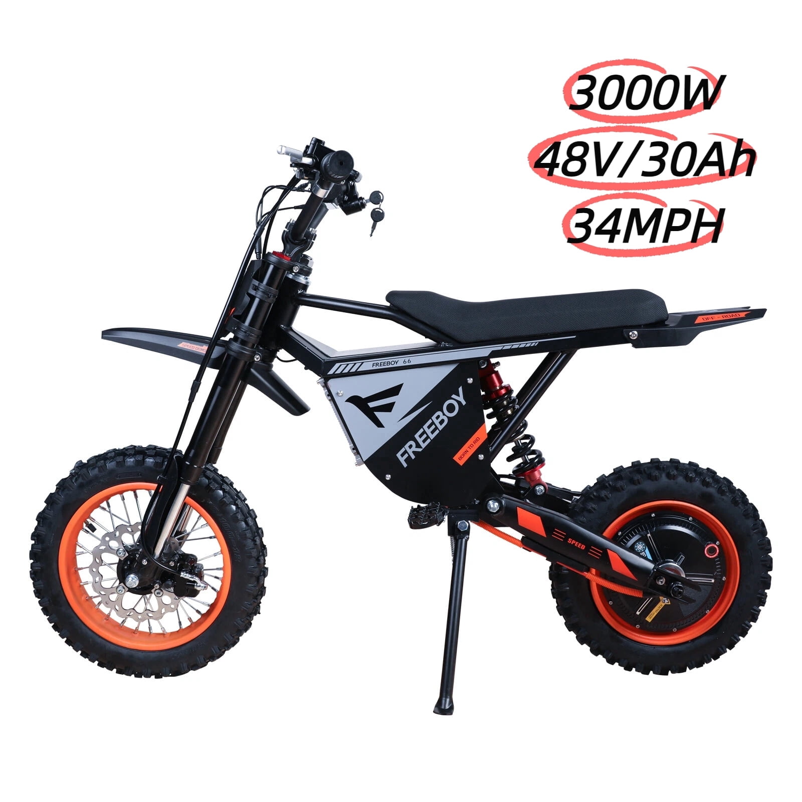 Y66 Electric Bike for Teens Adults,3000W Brushless Motor Up to 34MPH ...