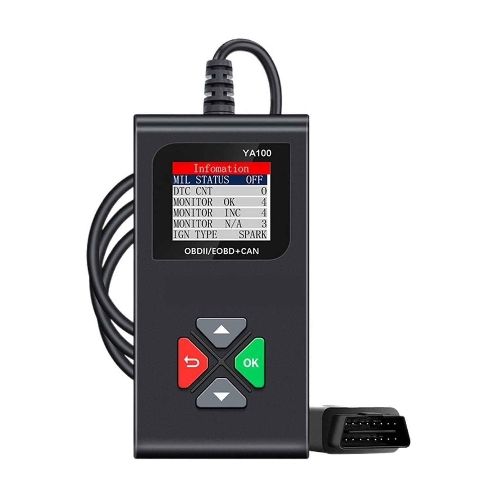 YA100 OBD2 Scanner Multilingual Car Diagnostic Tool Check Engine Code Reaer ,Accurate Reading ...