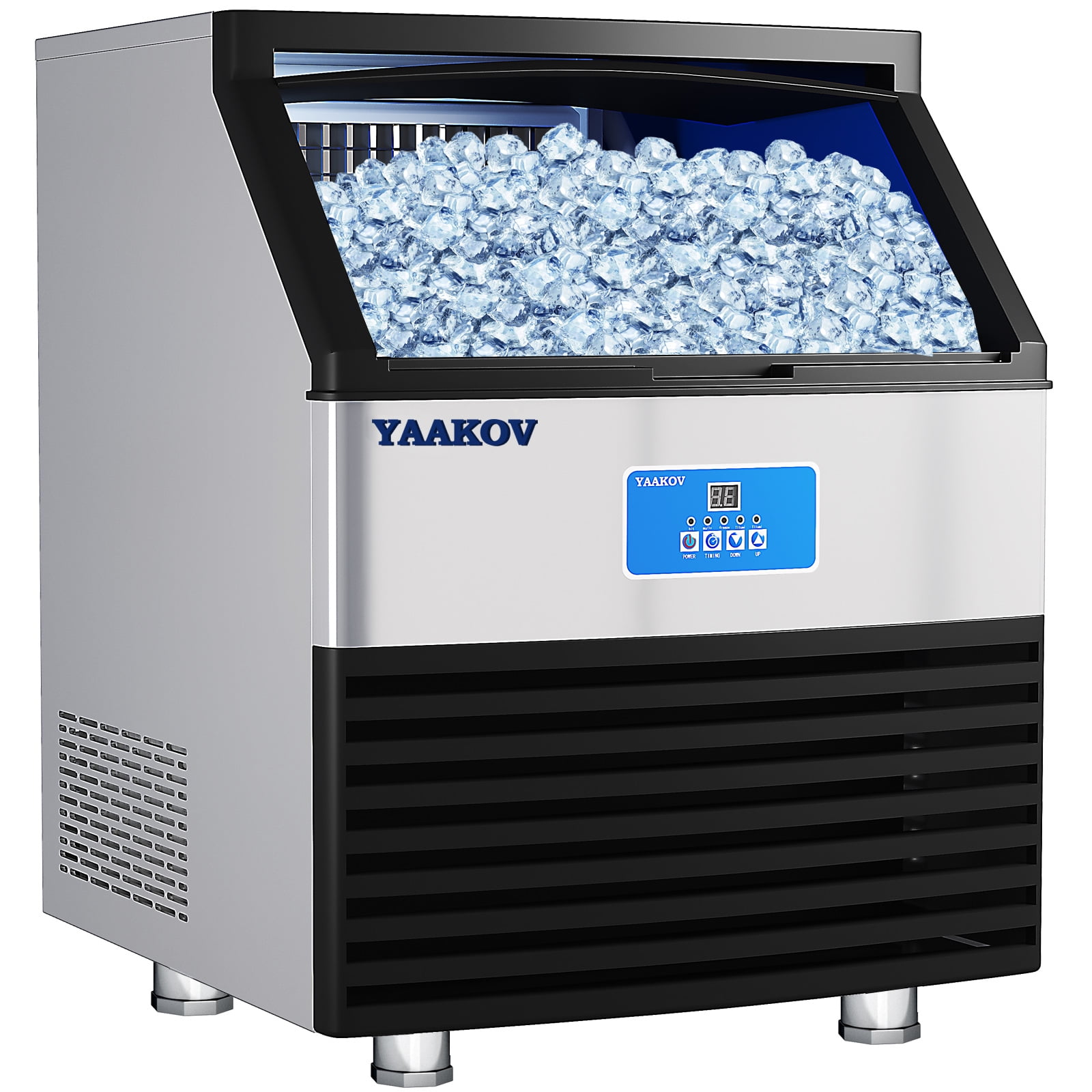 YAAKOV Commercial ice Maker Machine 450LBS/24H Commercial ice Machine ...
