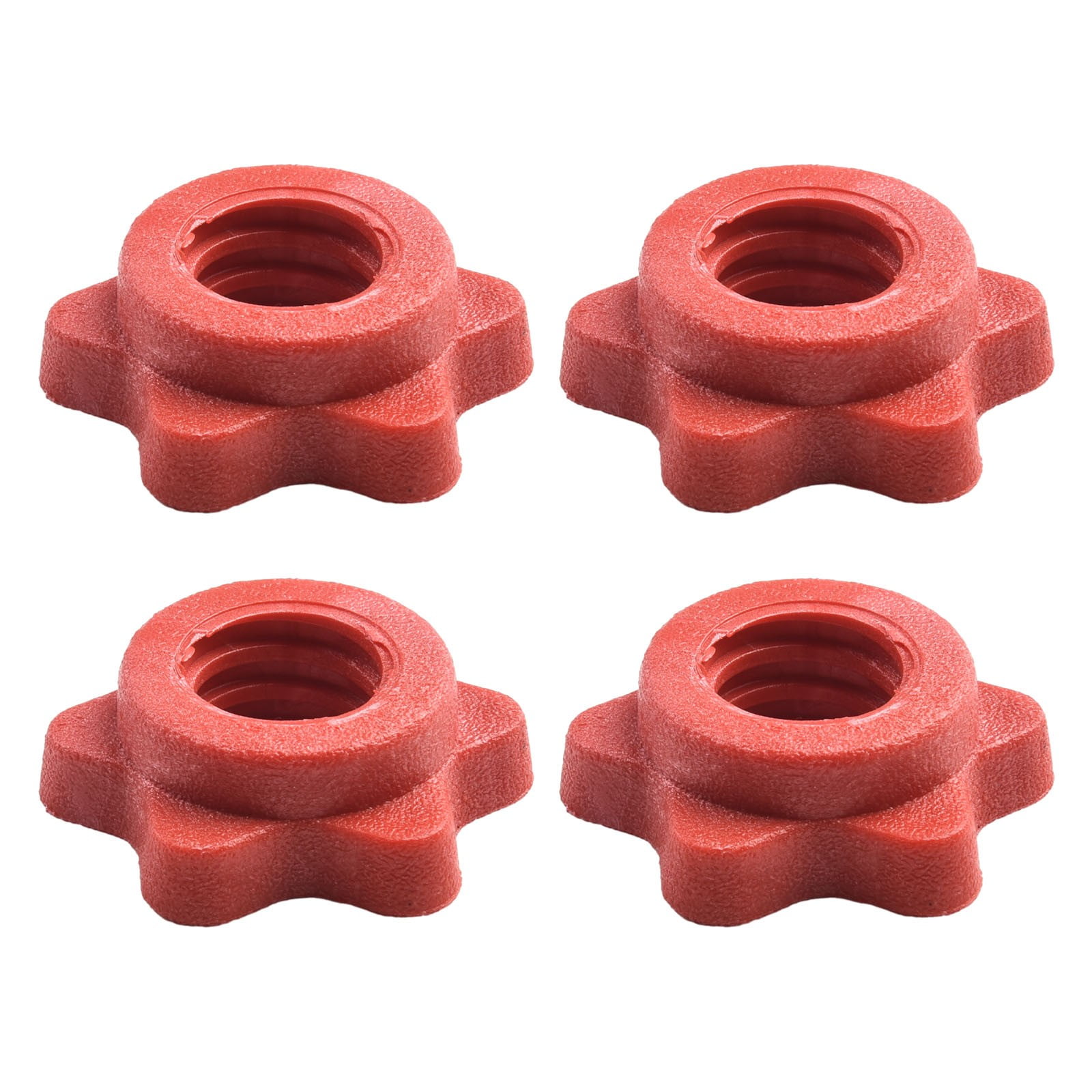 YAAQII for Barbell Bar Clips Weight Check Nut 4pc Set - Dumbbell Lock ...