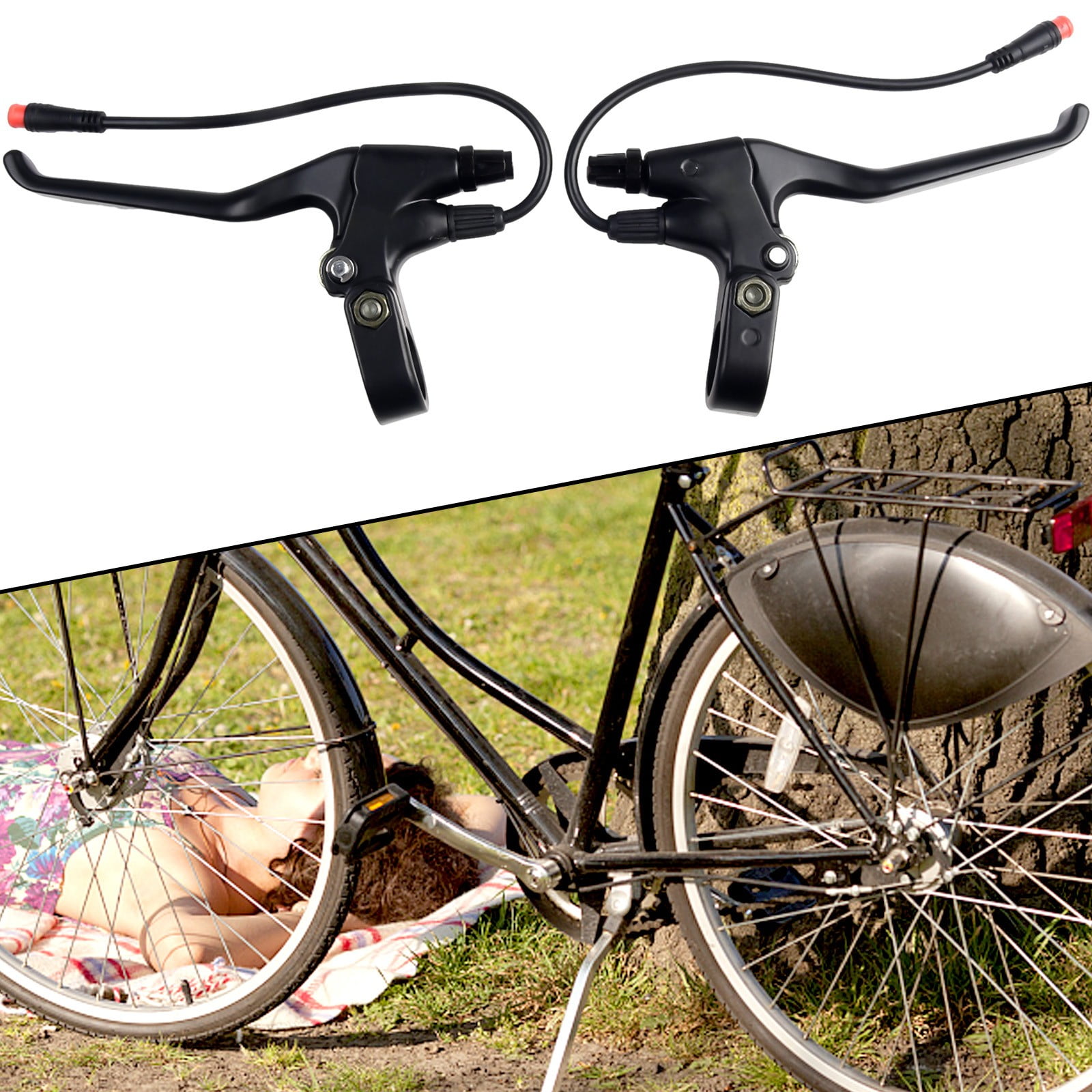 YAAQII for Bicycle Brake Lever Set for Electric Bikes with Power Cut ...