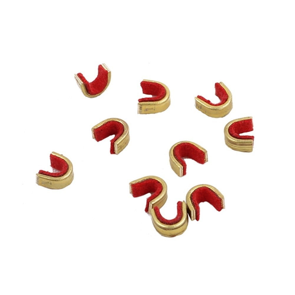 YAAQII for Bow String Nocking Points Set Brass Buckle Clip Knocks Compound Recurve Bow ...