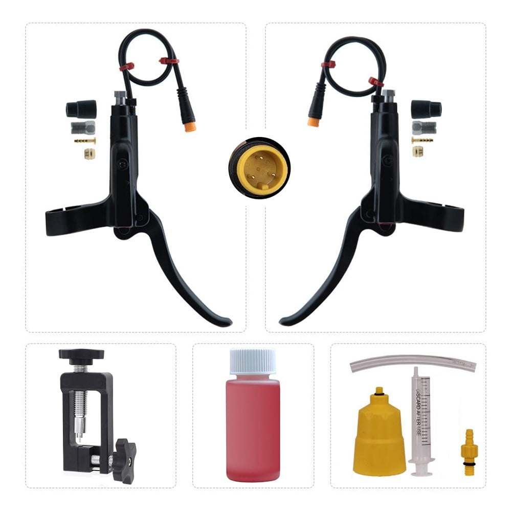 YAAQII for Electric Bike Brake Handle Set with Hydraulic Brake Lever ...