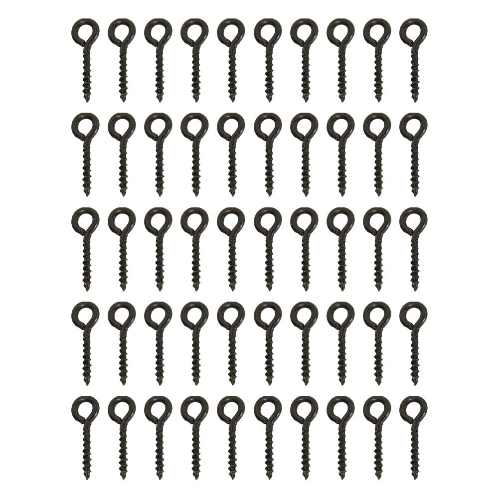 YAAQII for Metal Fishing Bait Screws 15mm Black Boilie Screw Rig ...
