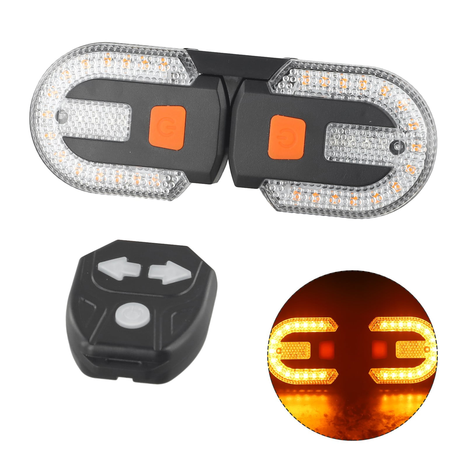 YAAQII for Smart Bicycle Tail Light with Turn Signals USB Rechargeable ...