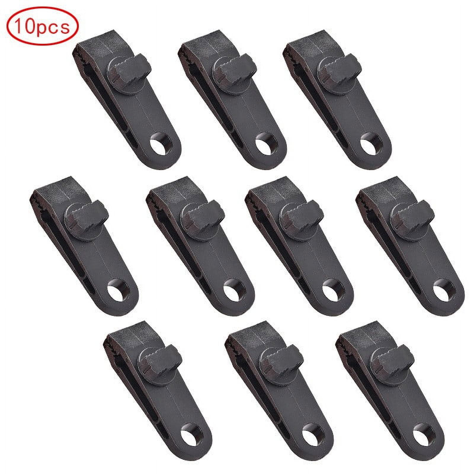YAAQII for Tarp Clips Clamp Set 10 Pack - Heavy Duty Nylon Awning ...