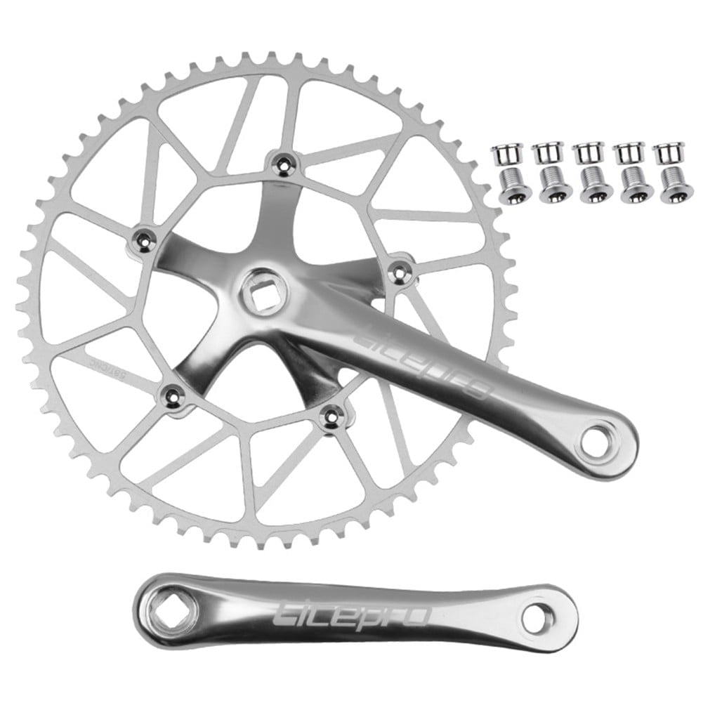 YAAQII for Ultralight Hollow 130BCD Crankset 170mm Crank Arm with 50 ...