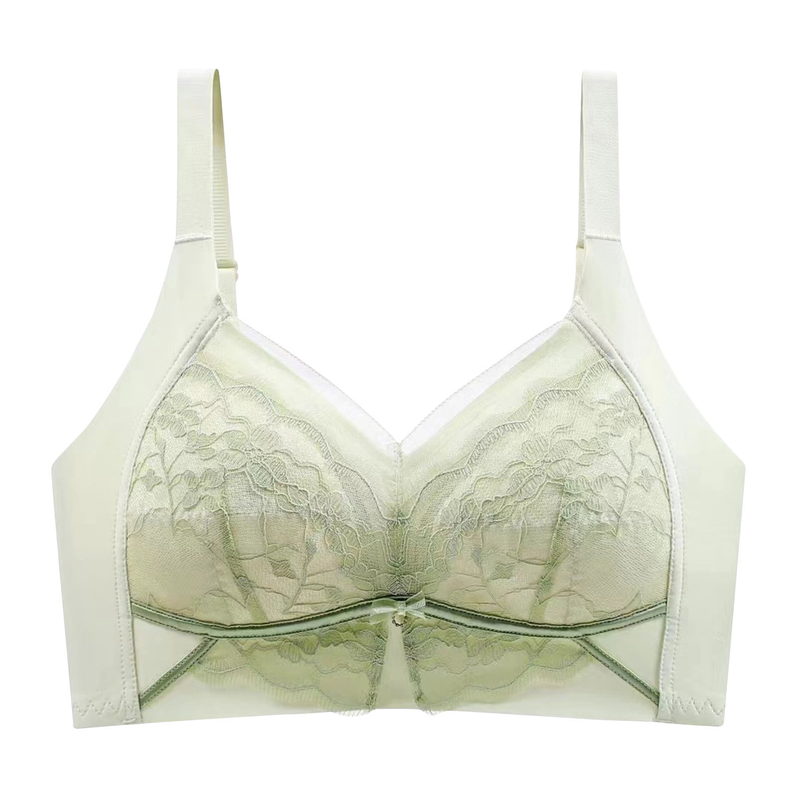 YABCSAZ Bras for Women Plus Size Backless Ultra-thin Bra Wirefree ...