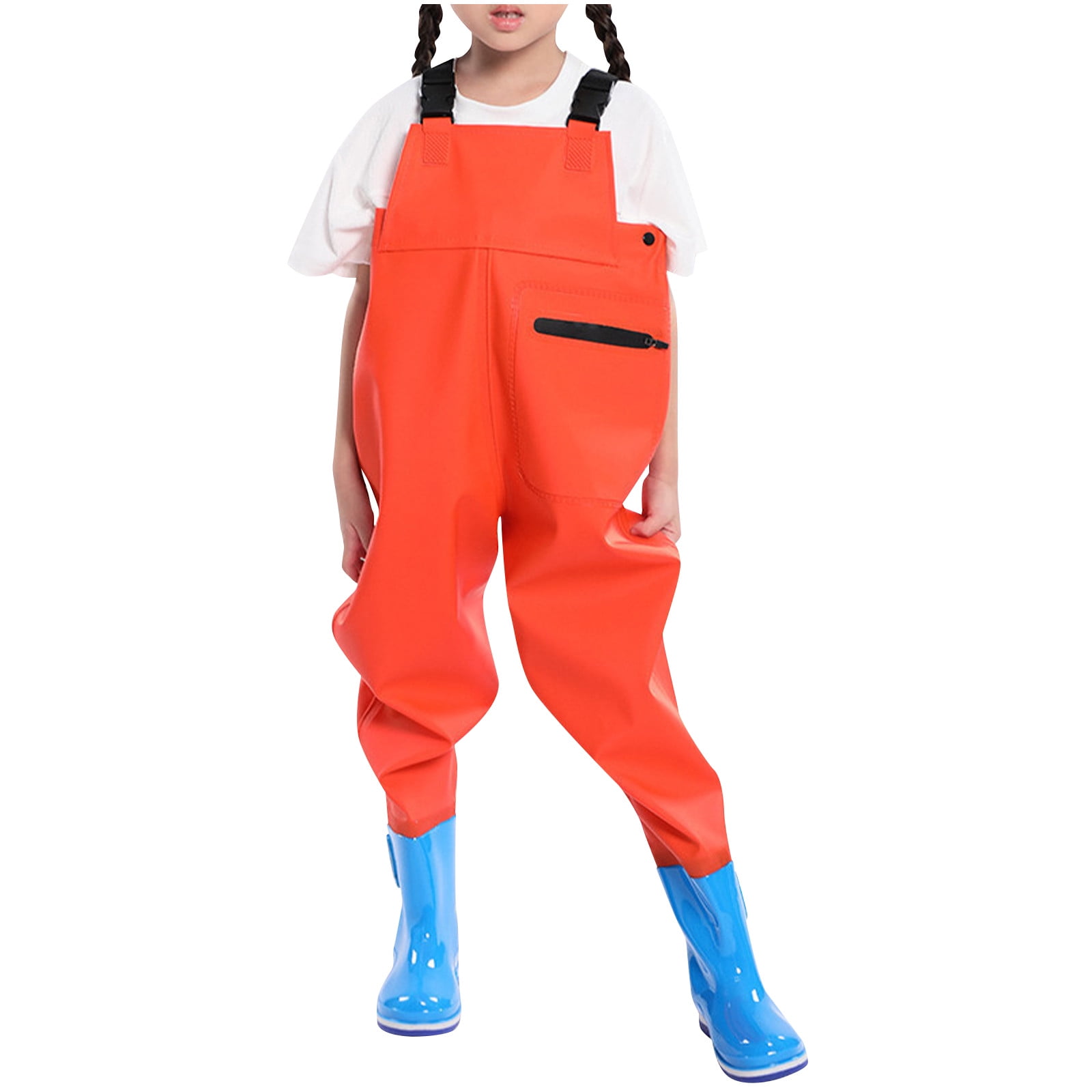 YABCSAZ Kids Rain Pants Toddler Rain Suit for Boys Girls Unisex One Piece Cartoon Waterproof ...