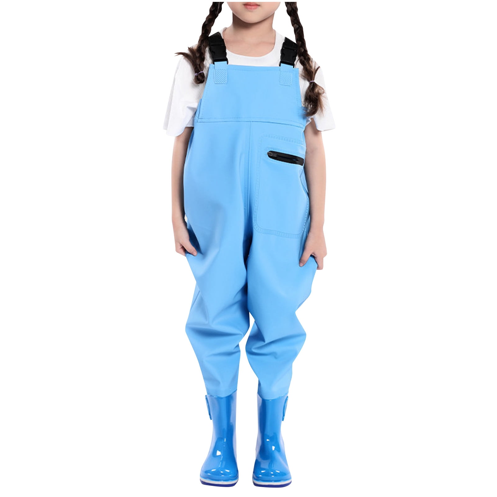 YABCSAZ Kids Rain Pants Toddler Rain Suit for Boys Girls Unisex One Piece Cartoon Waterproof ...