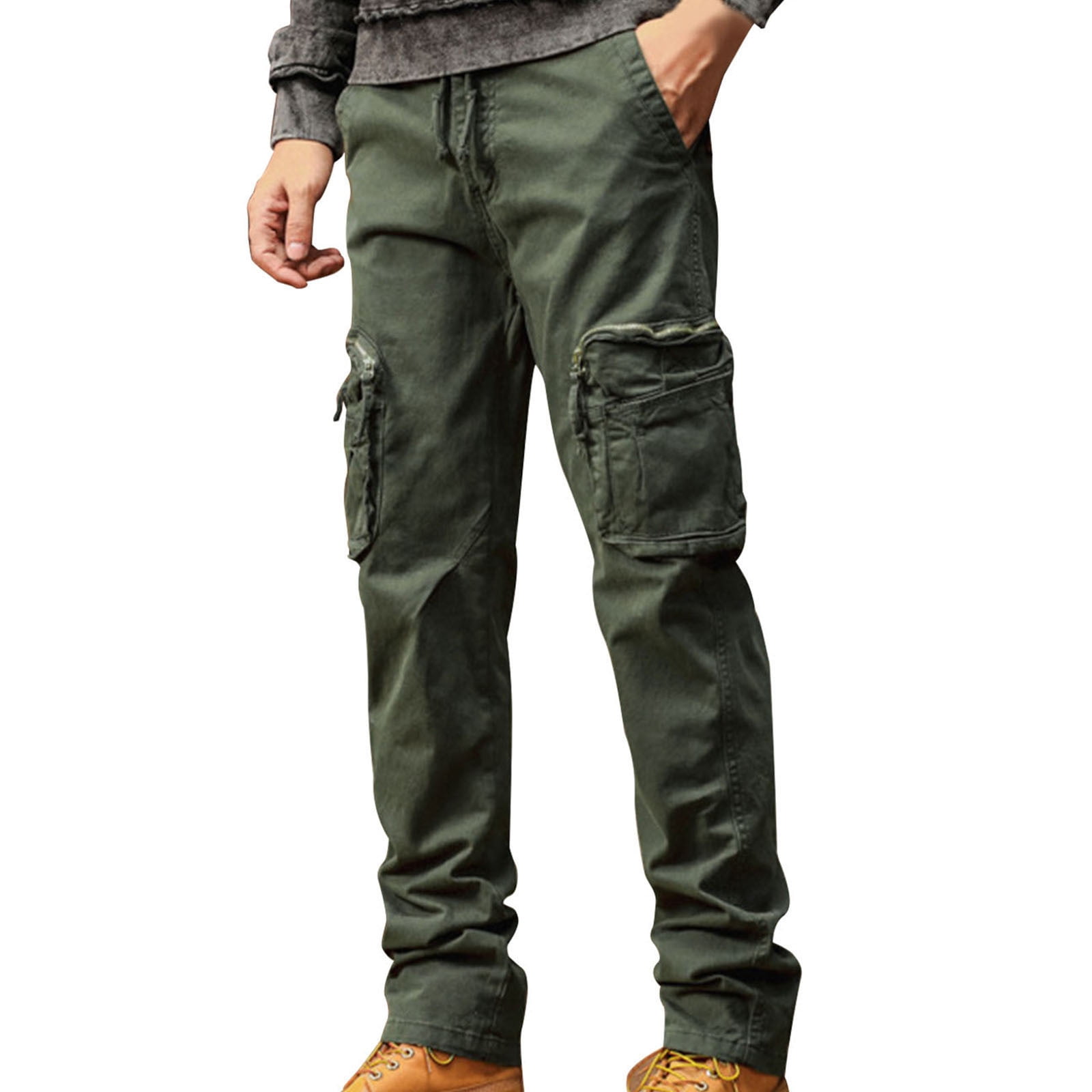 YABCSAZ Men's BDU Casual Military Pants, Tactical Wild Army Combat ACU ...