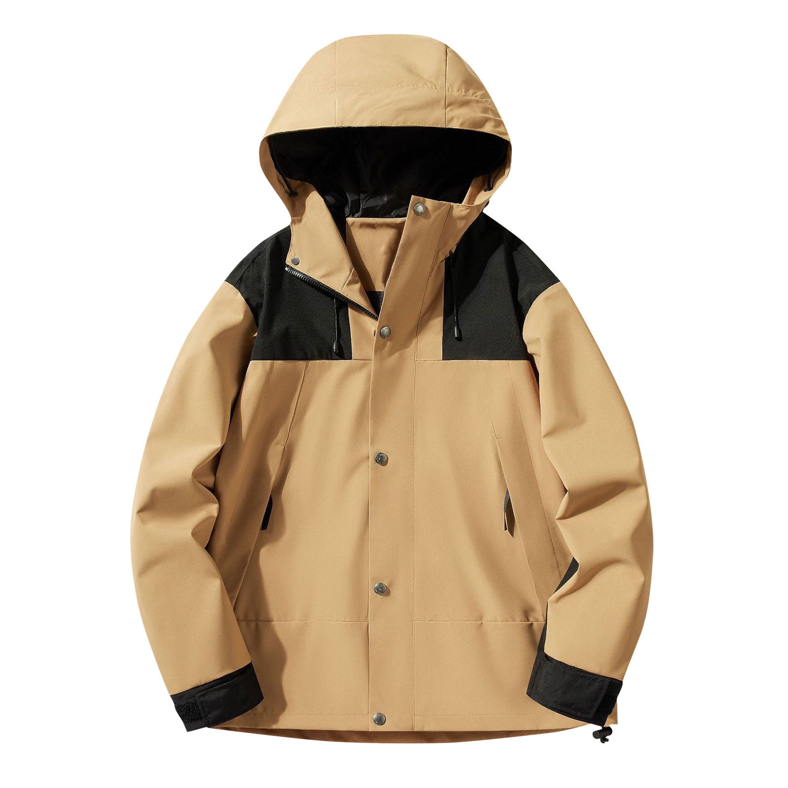 YABCSAZ Men's Softshell Military Jacket Windbreaker Packable Rain ...