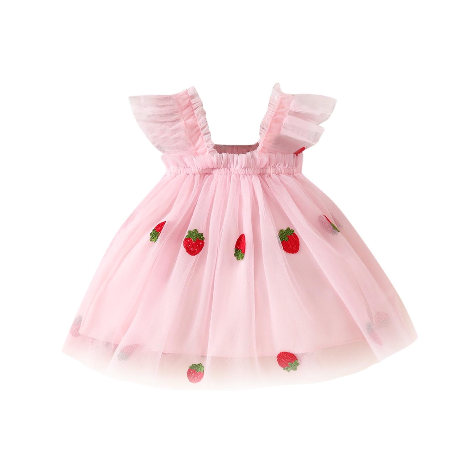 YABCSAZ Newborn Baby Girl Dress Lace Tulle Tutu Dress 1st Birthday ...
