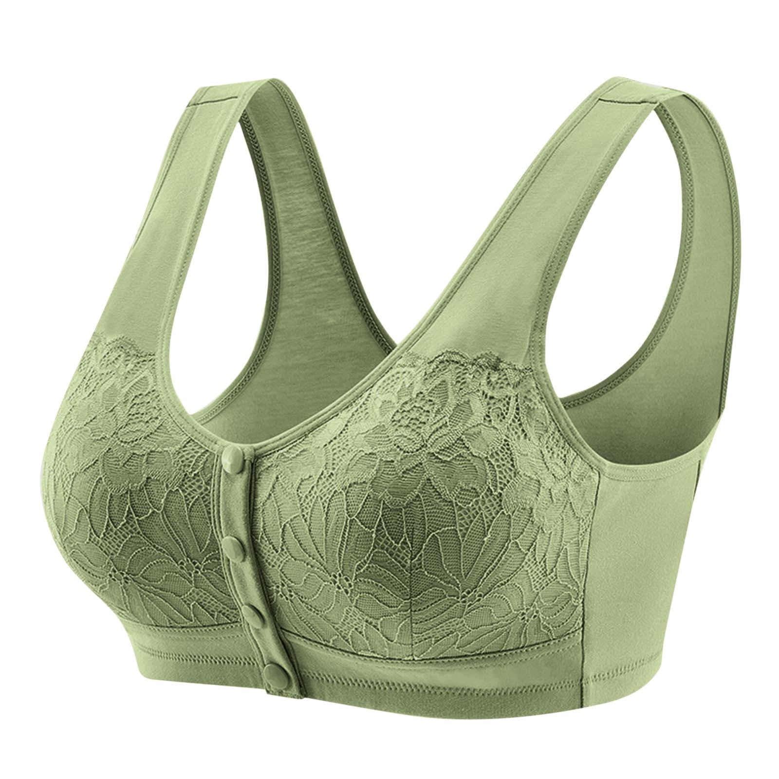YABCSAZ Plus Size Bras,Bras for Women Wirefree Compression Sports Bra ...