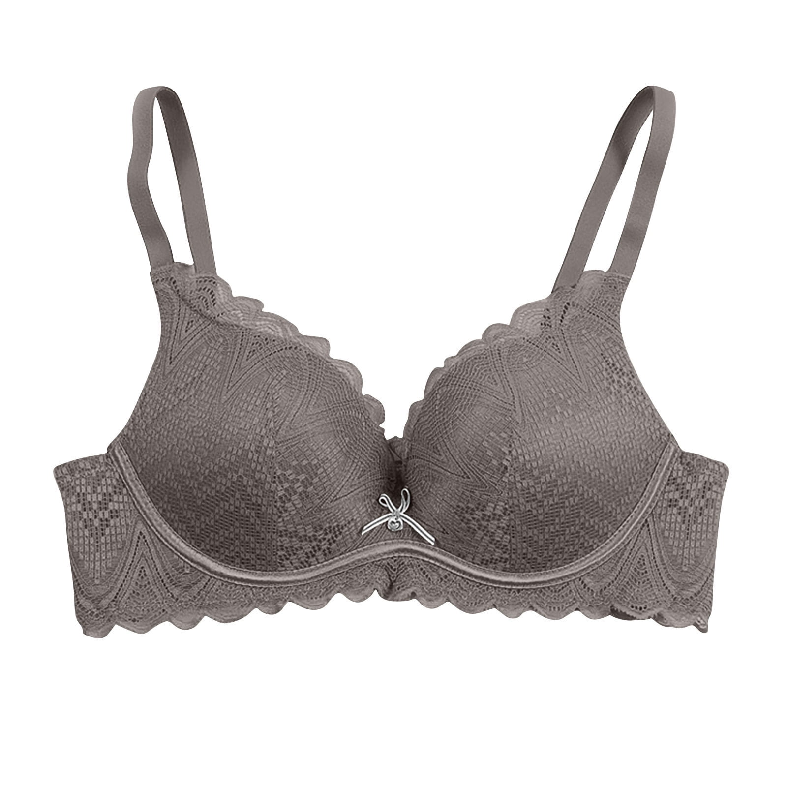 YABCSAZ Plus Size Bras for Women Lace Backless Ultra-thin Bra Wirefree ...