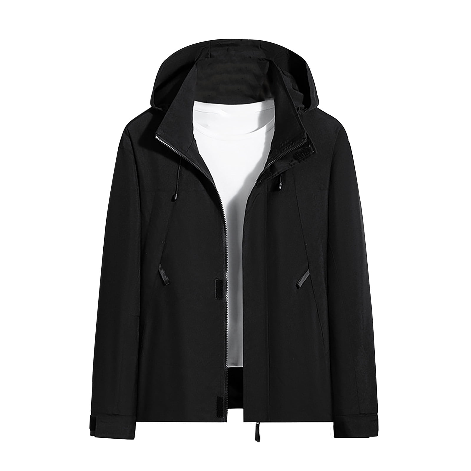 YABCSAZ Women Waterproof Rain Jacket Lightweight Warm Raincoat ...