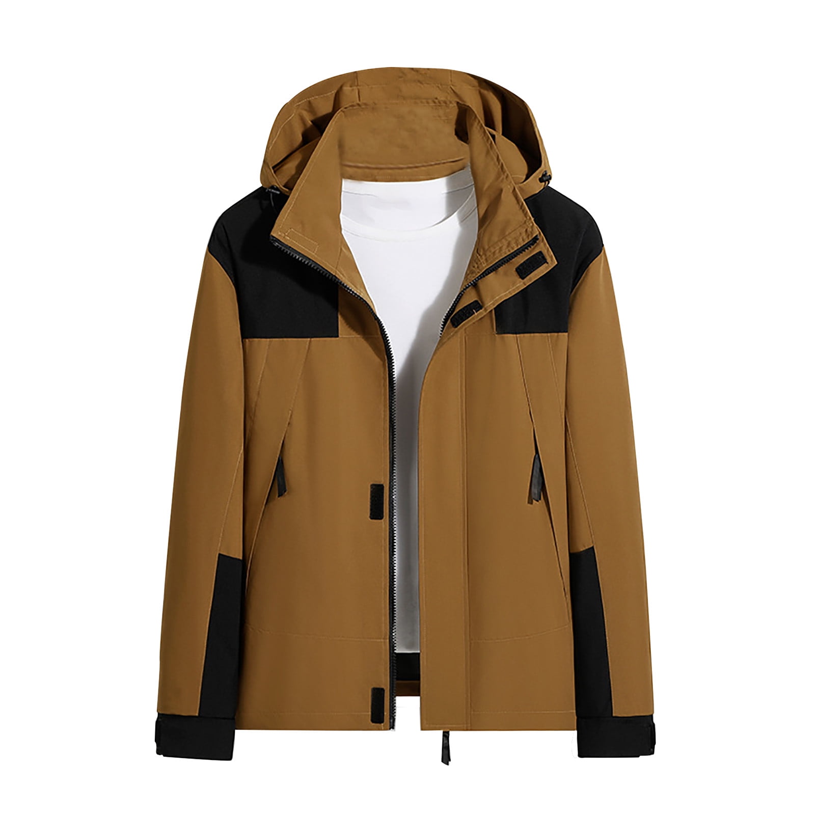 YABCSAZ Women Waterproof Rain Jacket Lightweight Warm Raincoat ...