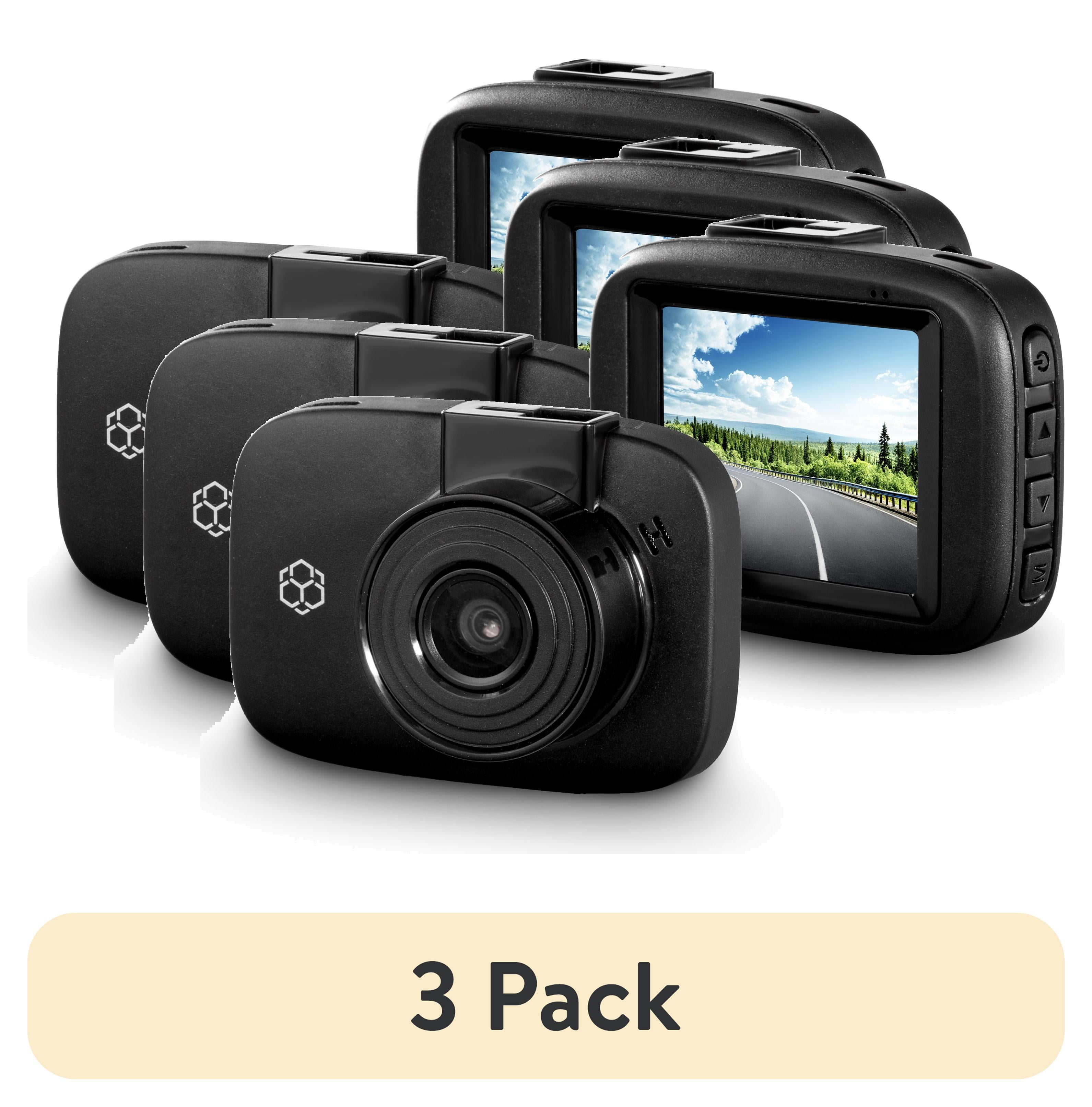 (3 pack) YADA 1080p Roadcam, 120 Degree Wide Angle Lense and 2.2" LCD ...