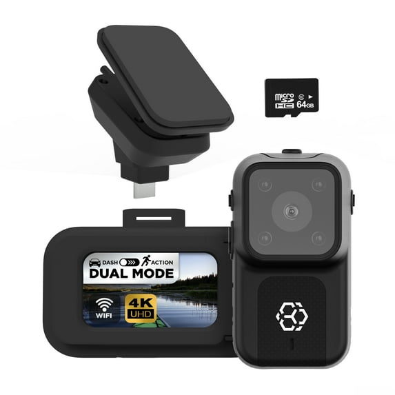 BEON 4K Mini Dash Cam - 4K Resolution, WiFi, GPS - Walmart.com