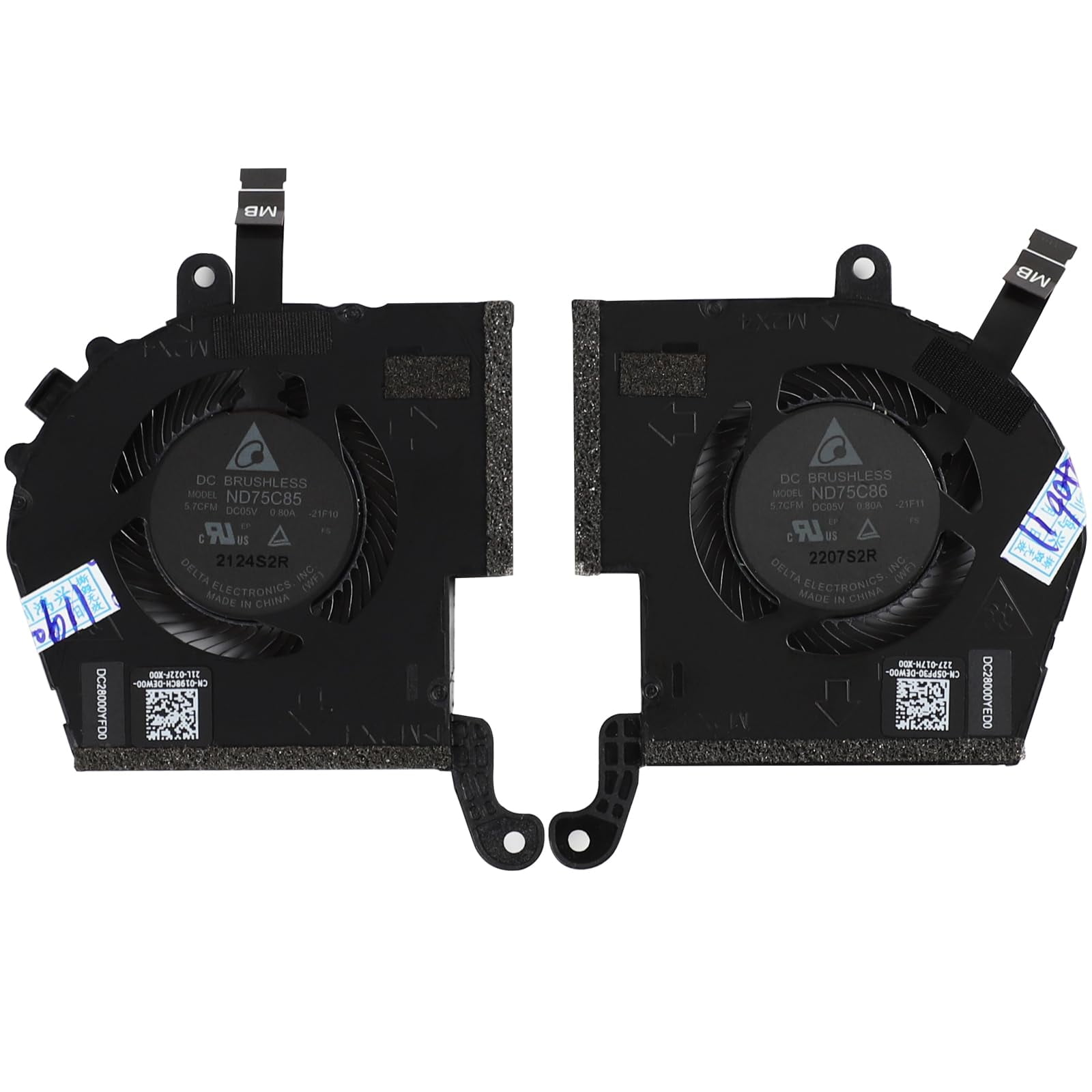 YAEHUYING New CPU+GPU Cooling KEF16 Fan Replacement for Dell Alienware ...