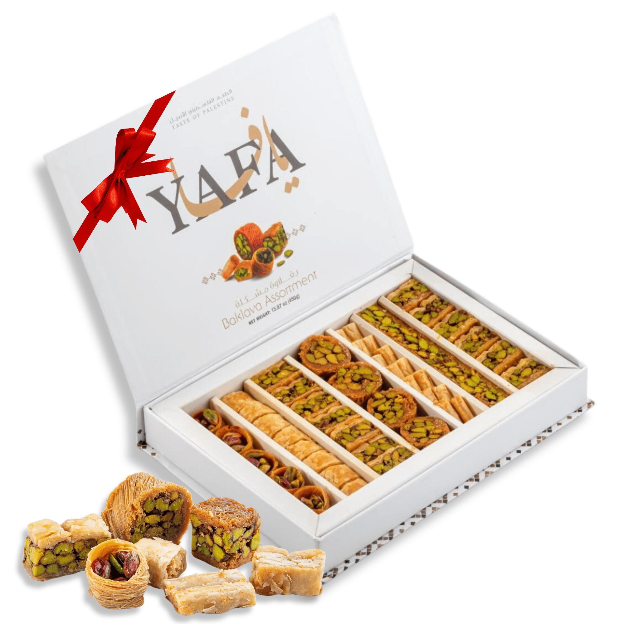 YAFA Baklava -Middle Eastern Sweets- Pistachio Baklava - Bakery Dessert - Turkish Delights ...