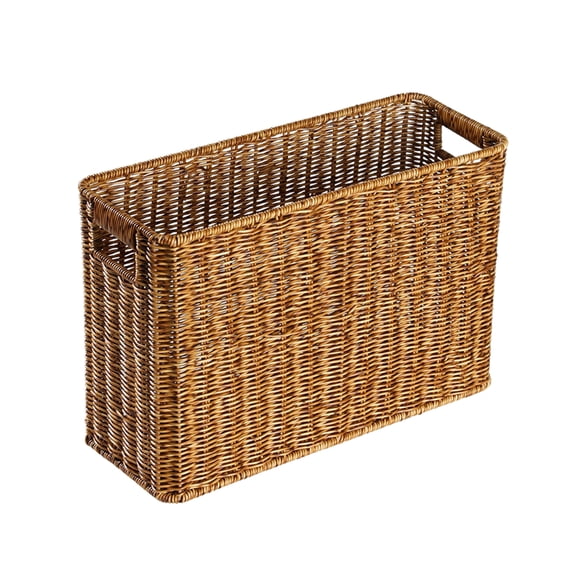 Plastic Wicker Storage Basket