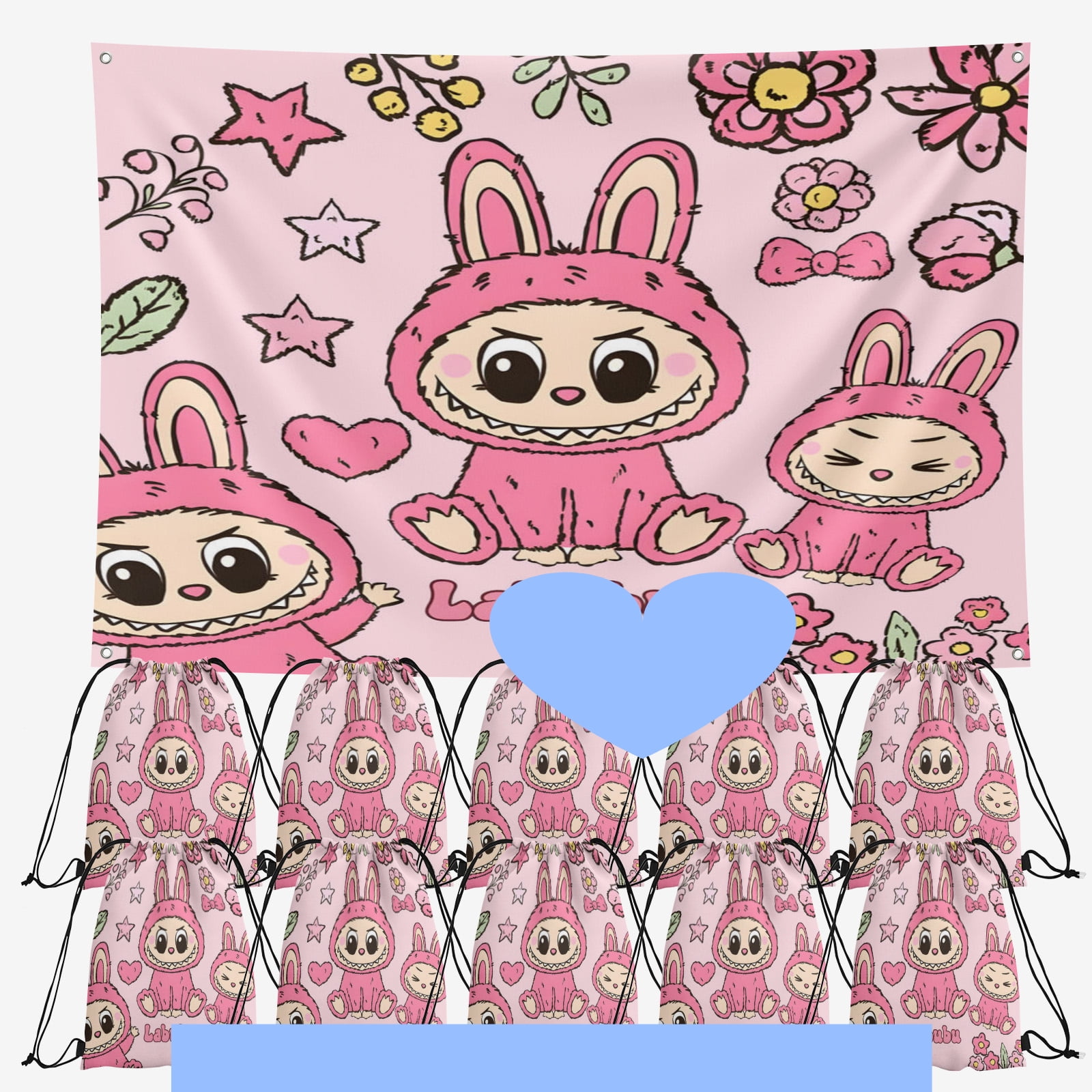 YAHAFEPY La B U-Birthday Party Supplies,20 Pieces Kawaii Candy ...