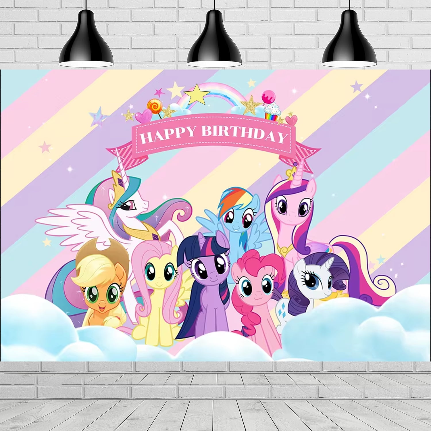 YAHAFEPY Officially Licensed My Little Pony Birthday Party Supplies ...