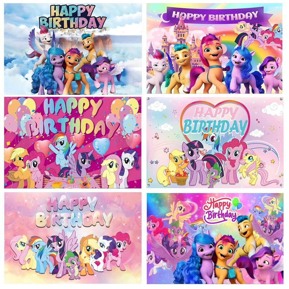 YAHAFEPY Officially Licensed My Little Pony Birthday Party Supplies ...