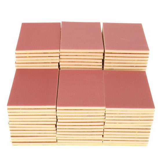 YAHHU 100-Pack 2000 Grit Sandpaper Sponge Blocks – Ultra‑Thin 3x4” Dual ...