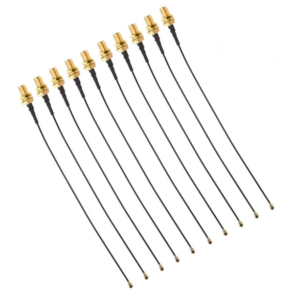 YAHHU 10Pcs RF Adapter Pigtail Cable SMA Female to IPEX Antenna Feeder ...