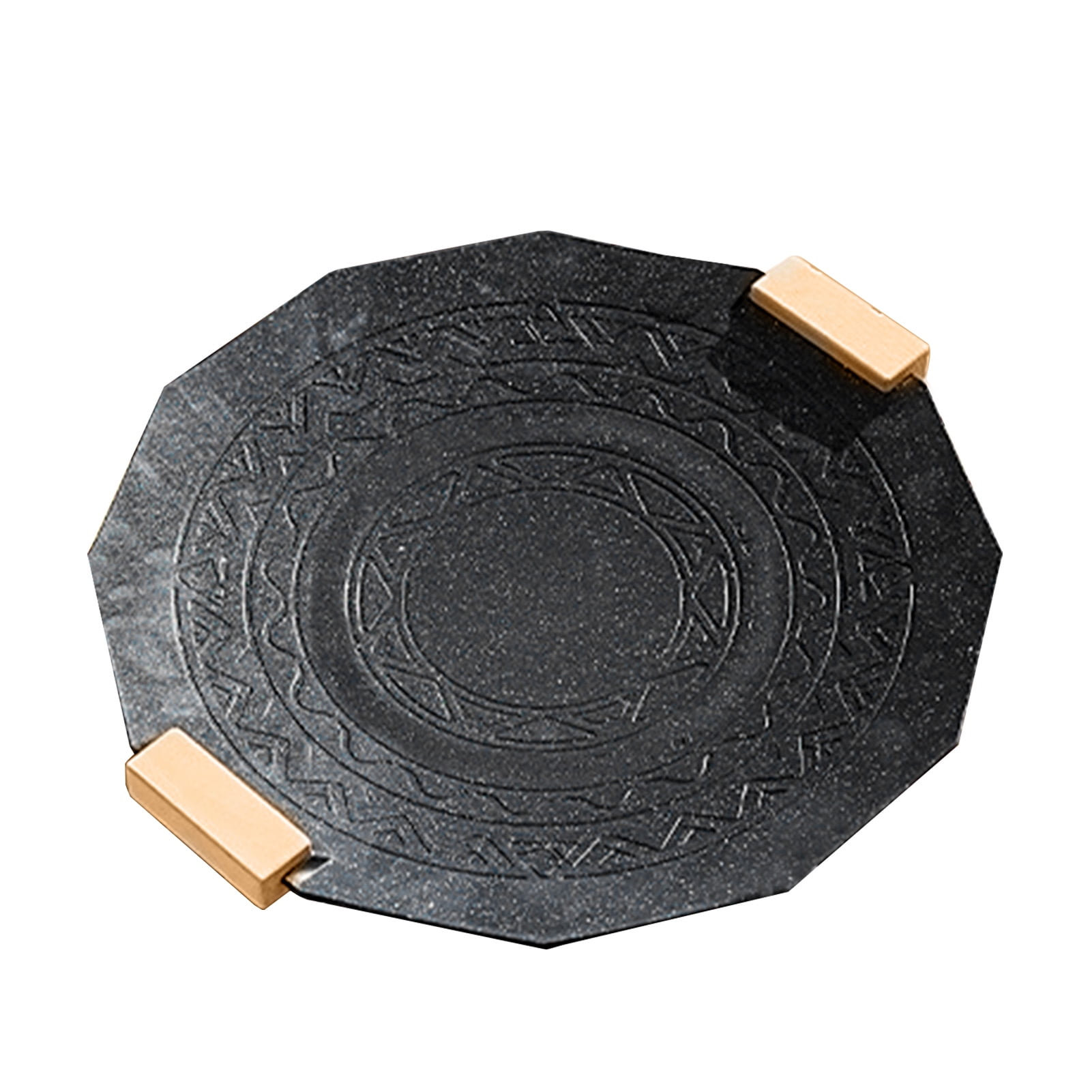 YAHHU 16.14 Inches / 41 CM Outdoors Grilling Pan 5MM Thicken Coating ...