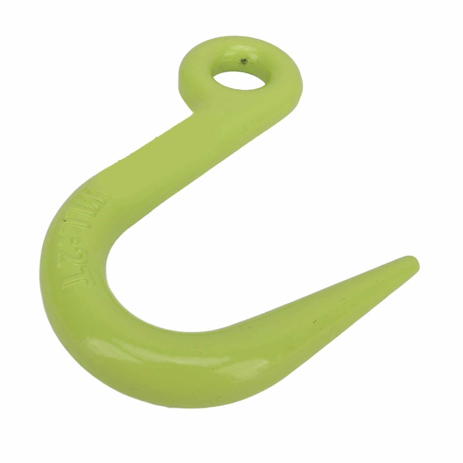 YAHHU 2‑Ton Alloy Steel Crane Hook – Heavy‑Duty Lifting Hook with Large ...