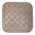 YAHHU 25‑Hole Carbon Steel Muffin & Macaron Bakeware Pan – Non‑Stick ...