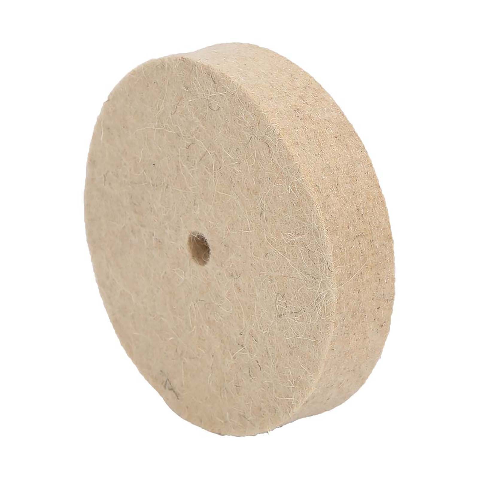 YAHHU 3.9 inches / 100 mm Thickened Felt Buffing Polishing Wheel for ...