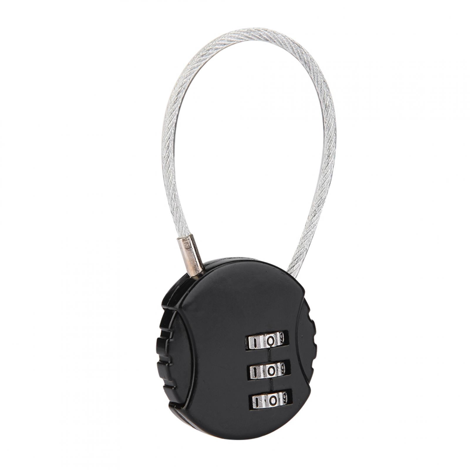 YAHHU 3 Digit Code Combination Suitcase Baggage Zinc Alloy Password ...