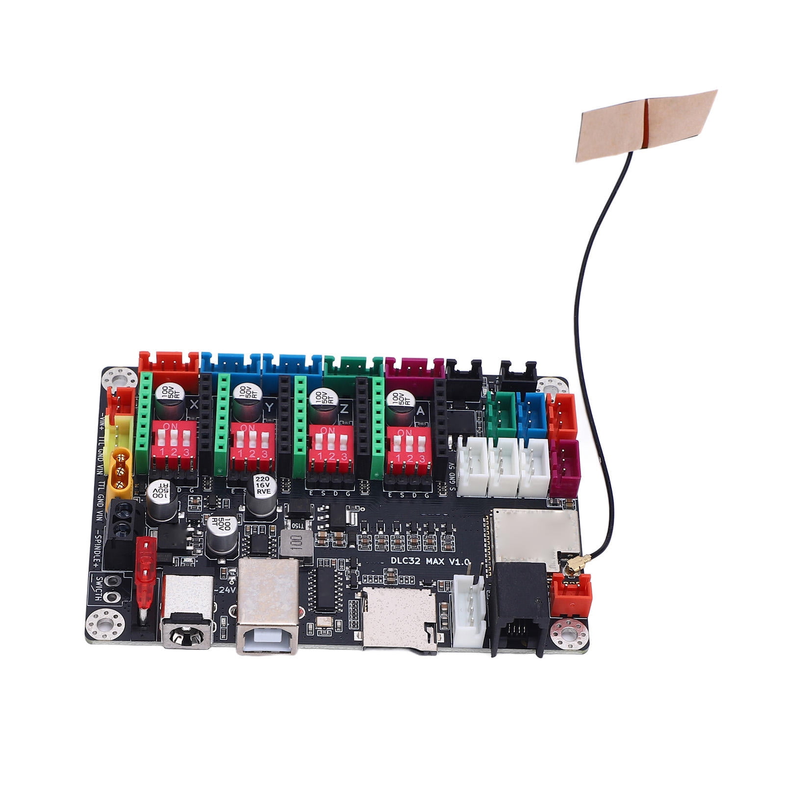 YAHHU 32‑Bit CNC Engraving Controller 12‑24V 10A 4‑Axis Shield with 4 ...