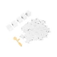 YAHHU 361-Piece Plastic Floss Bobbin Set with Manual Winding Machine ...